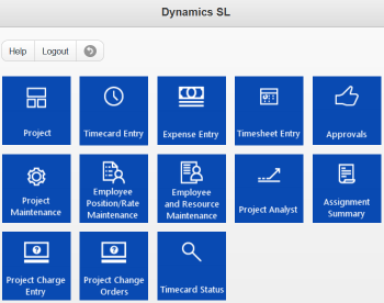 Microsoft Dynamics SL (Solomon) Web Apps and Application Features